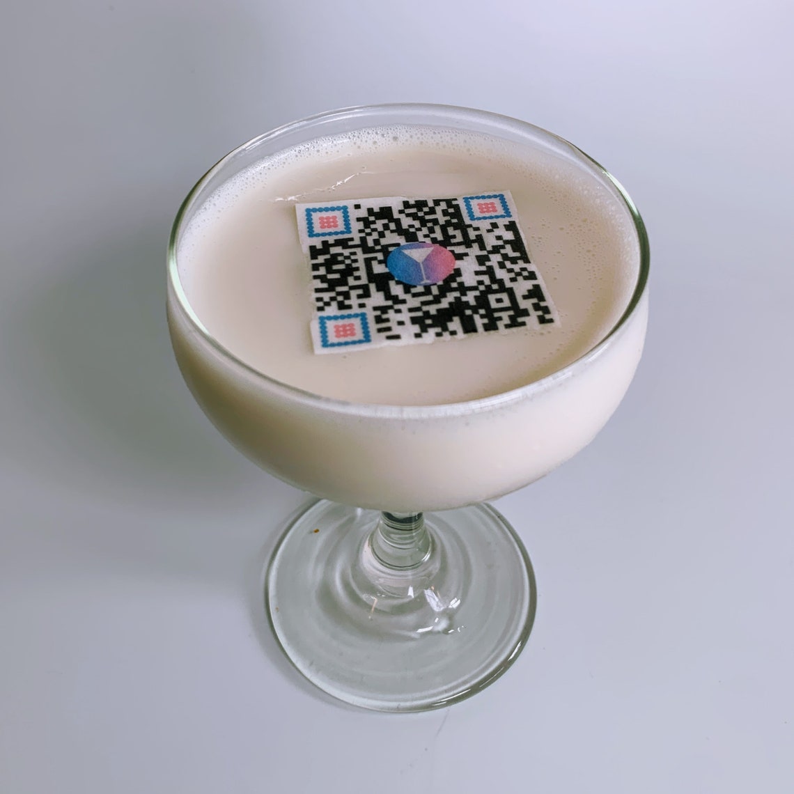 Edible QR Code Cocktail Toppers, Wafer Paper Garnishes - Etsy