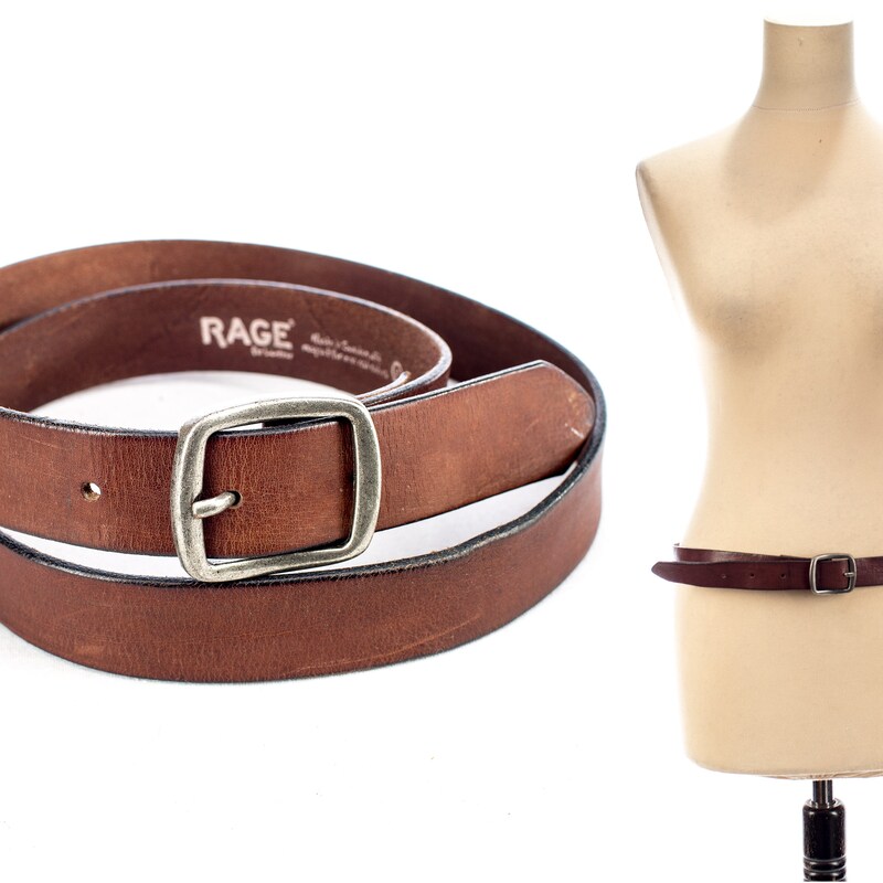 Vintage Leather Belt - Etsy