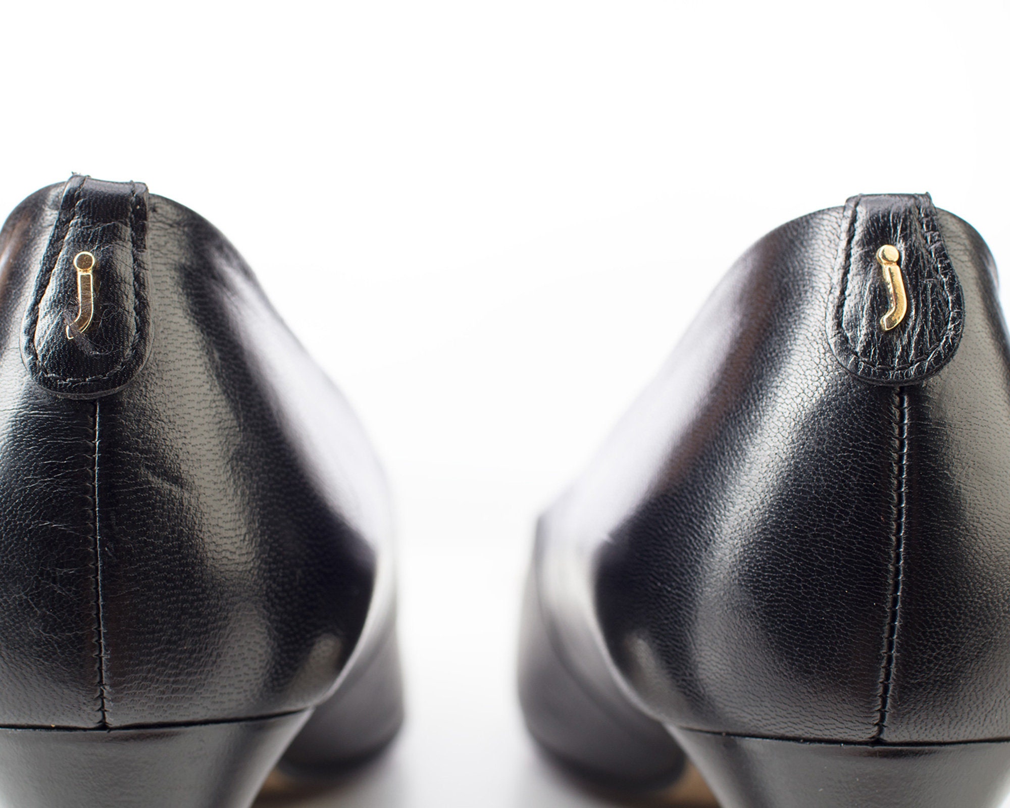 Black Vintage Heels Retro Pumps 80s Women Wedding Heels - Etsy