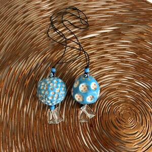 Set of 2 Essential Oil Car Clay Diffuser, Ceramic Ball Home Diffusers ...