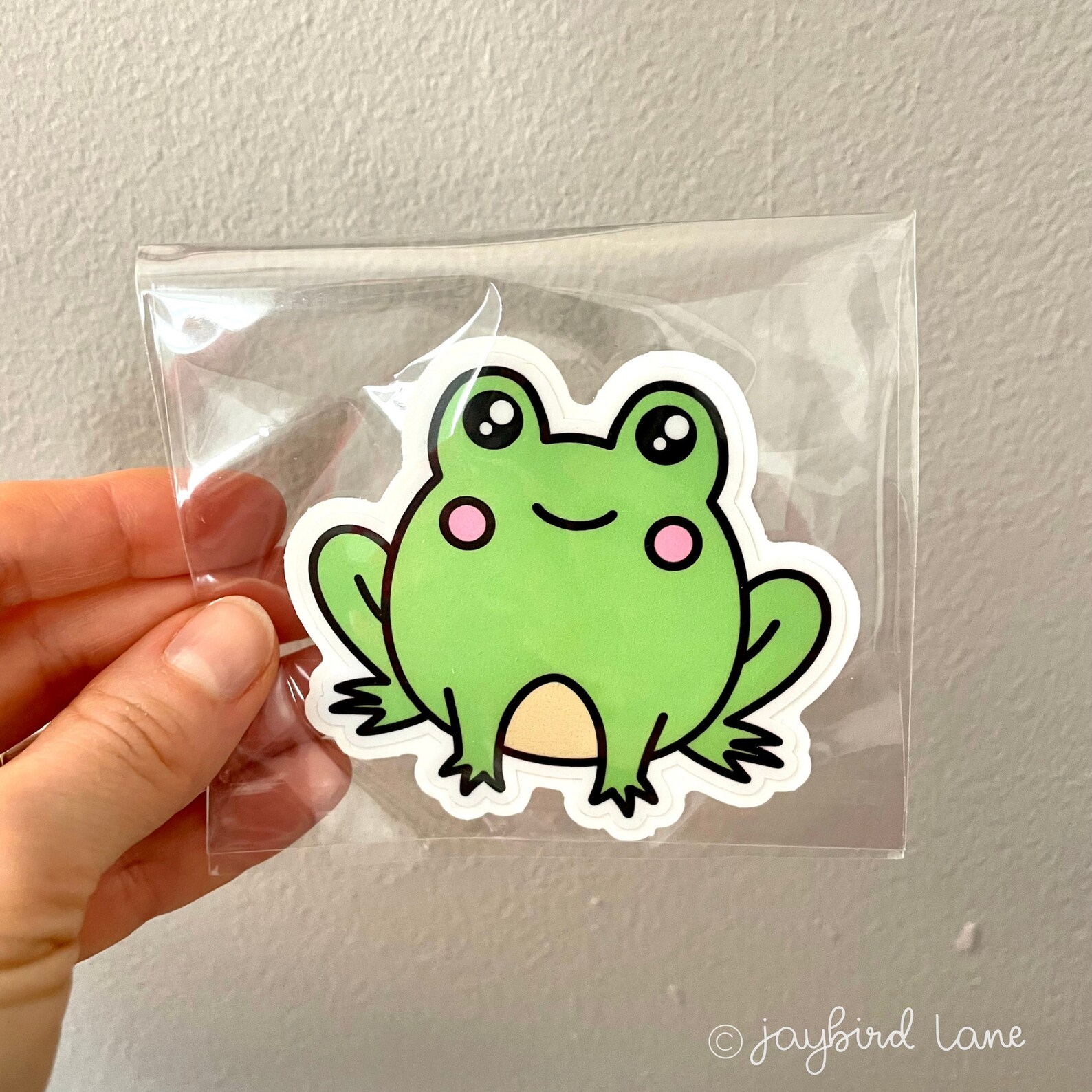 Frog Sticker Vinyl Sticker Laptop Sticker Water Bottle | Etsy