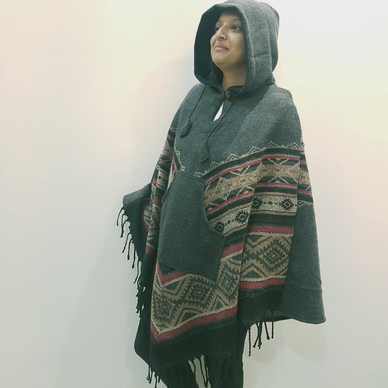 Hooded Poncho - Etsy