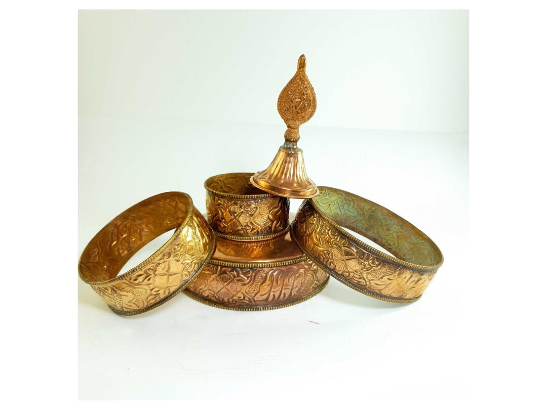 5-inch Copper Ratna Mandala Offering, Small - Etsy