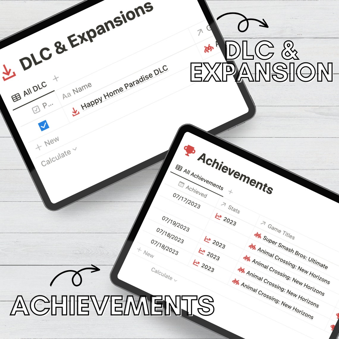 Notion Video Game Tracker Notion Video Game Inventory Notion Template ...