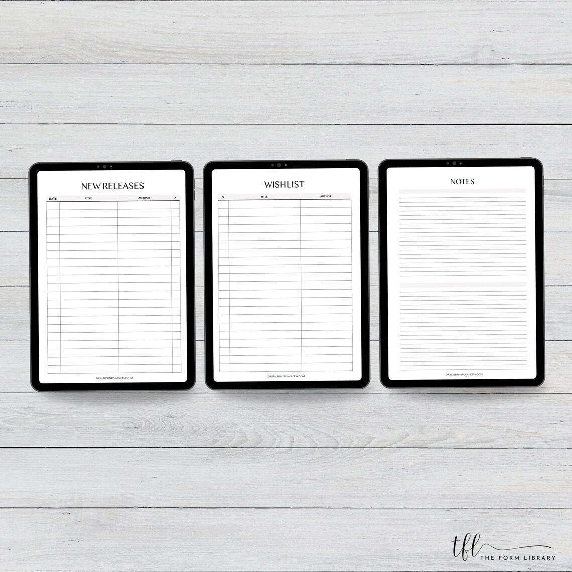 Ultimate Reading Planner Digital Reading Journal Reading Journal ...