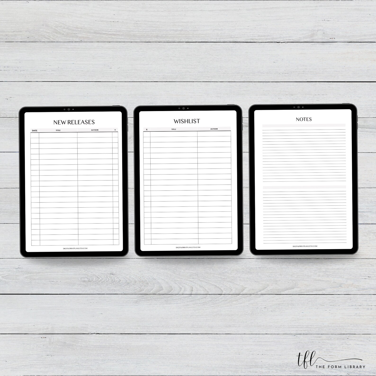 Ultimate Reading Planner Digital Reading Journal Reading Journal ...
