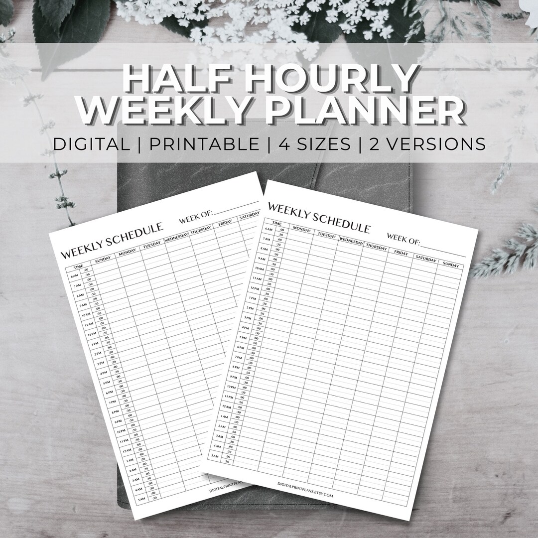 Time Management System | Weekly Timebox Planner | Timebox Plan ...