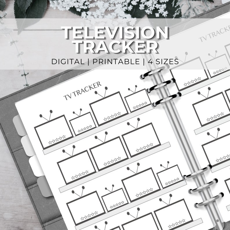 Minimalist Printable Television Tracker | Watch List | Streaming ...