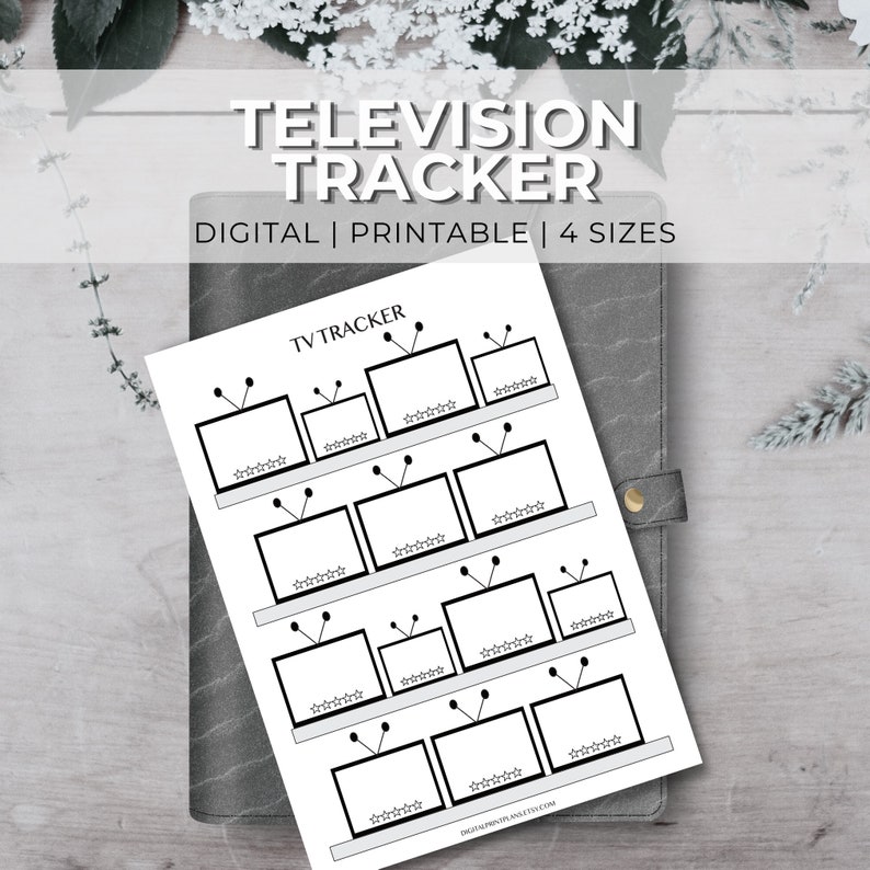 Minimalist Printable Television Tracker | Watch List | Streaming ...