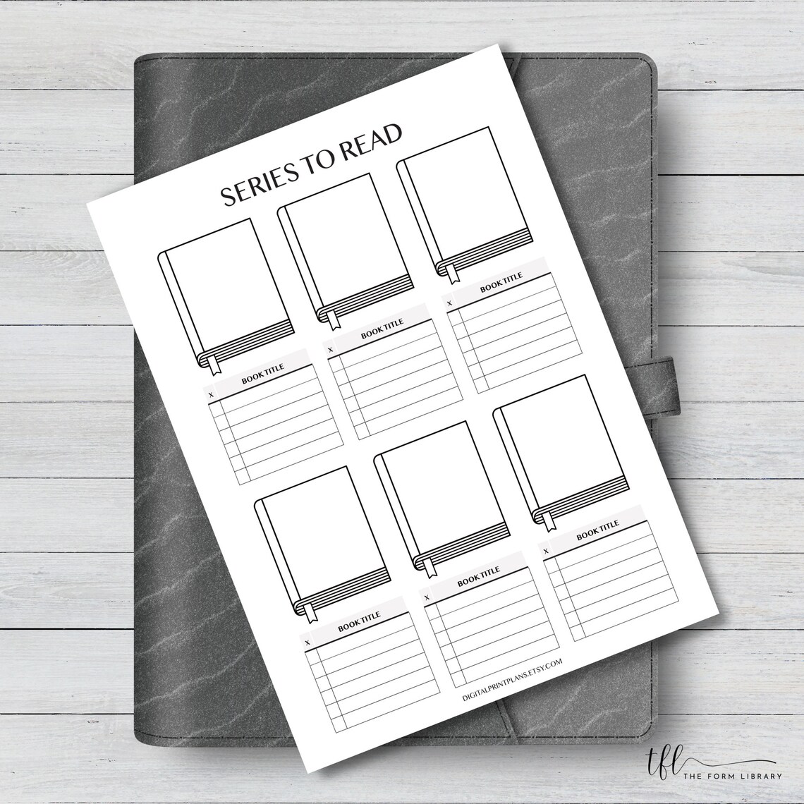 Reading Tracker Bundle TBR List Digital Reading Journal - Etsy