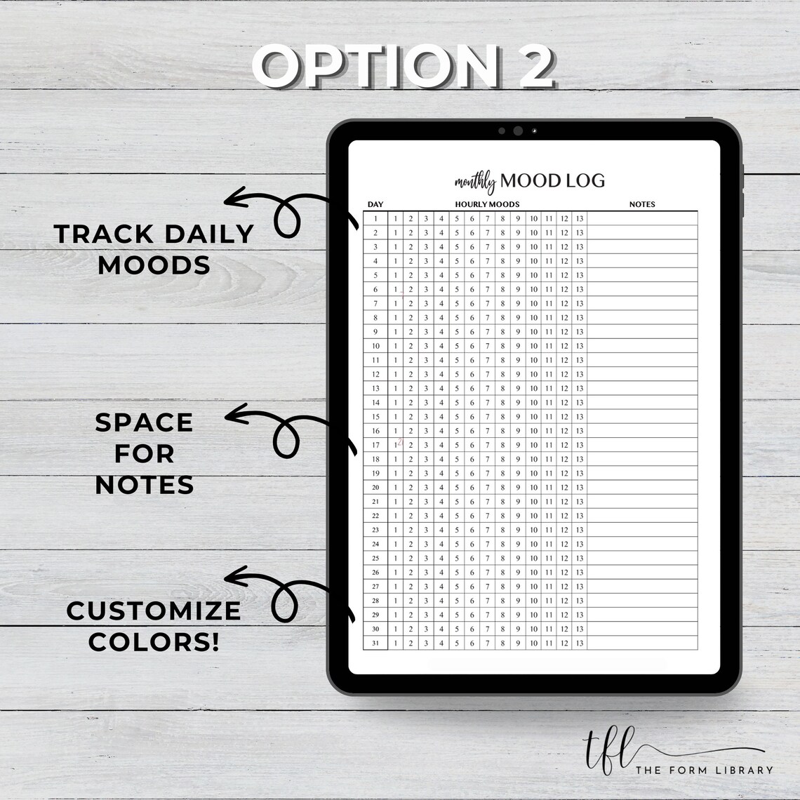 Mood in Pixels Tracker Year in Pixels Tracker Annual Mood Tracker Mood ...