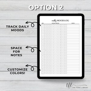 Mood in Pixels Tracker | Year in Pixels Tracker | Annual Mood Tracker ...