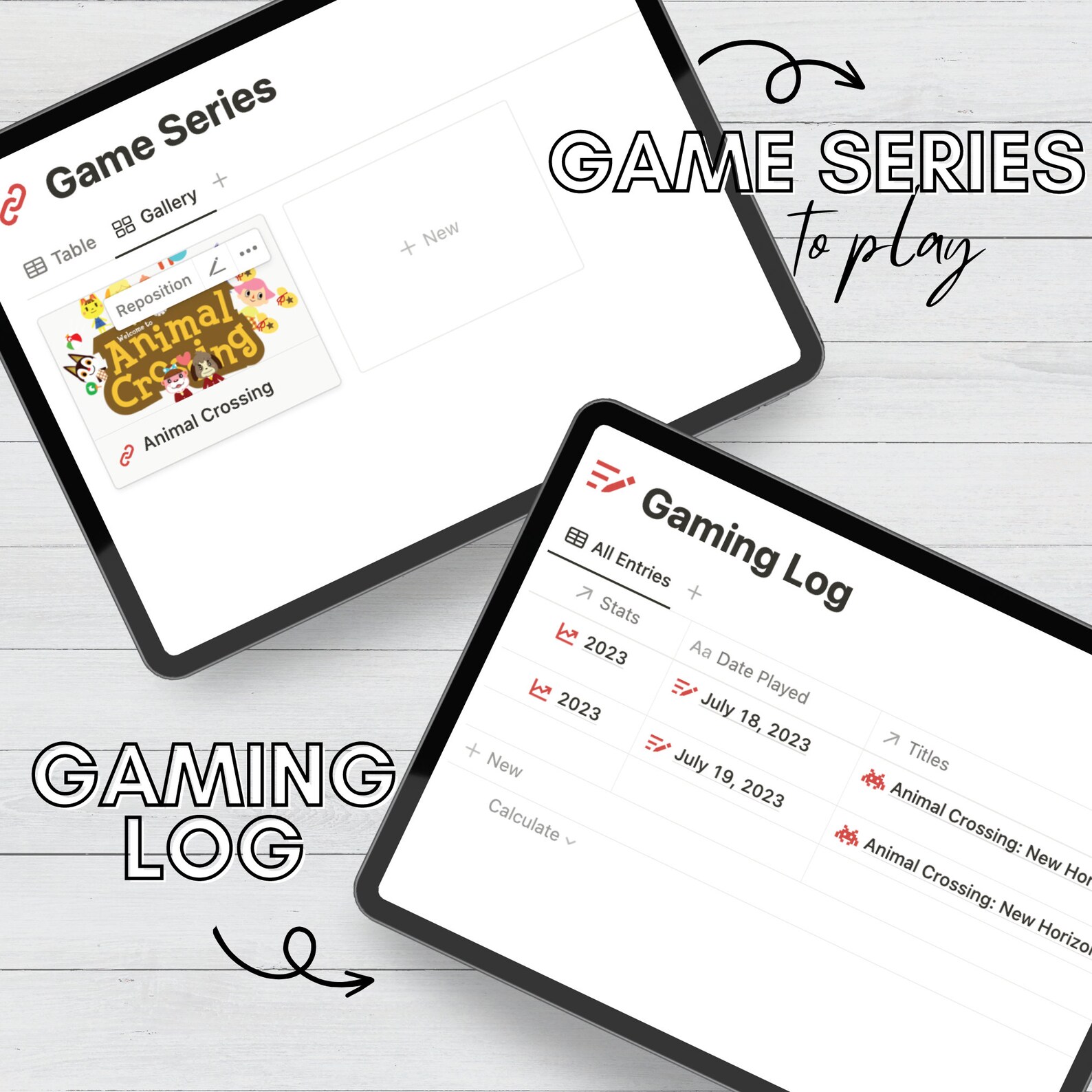 Notion Video Game Tracker | Notion Video Game Inventory | Notion ...