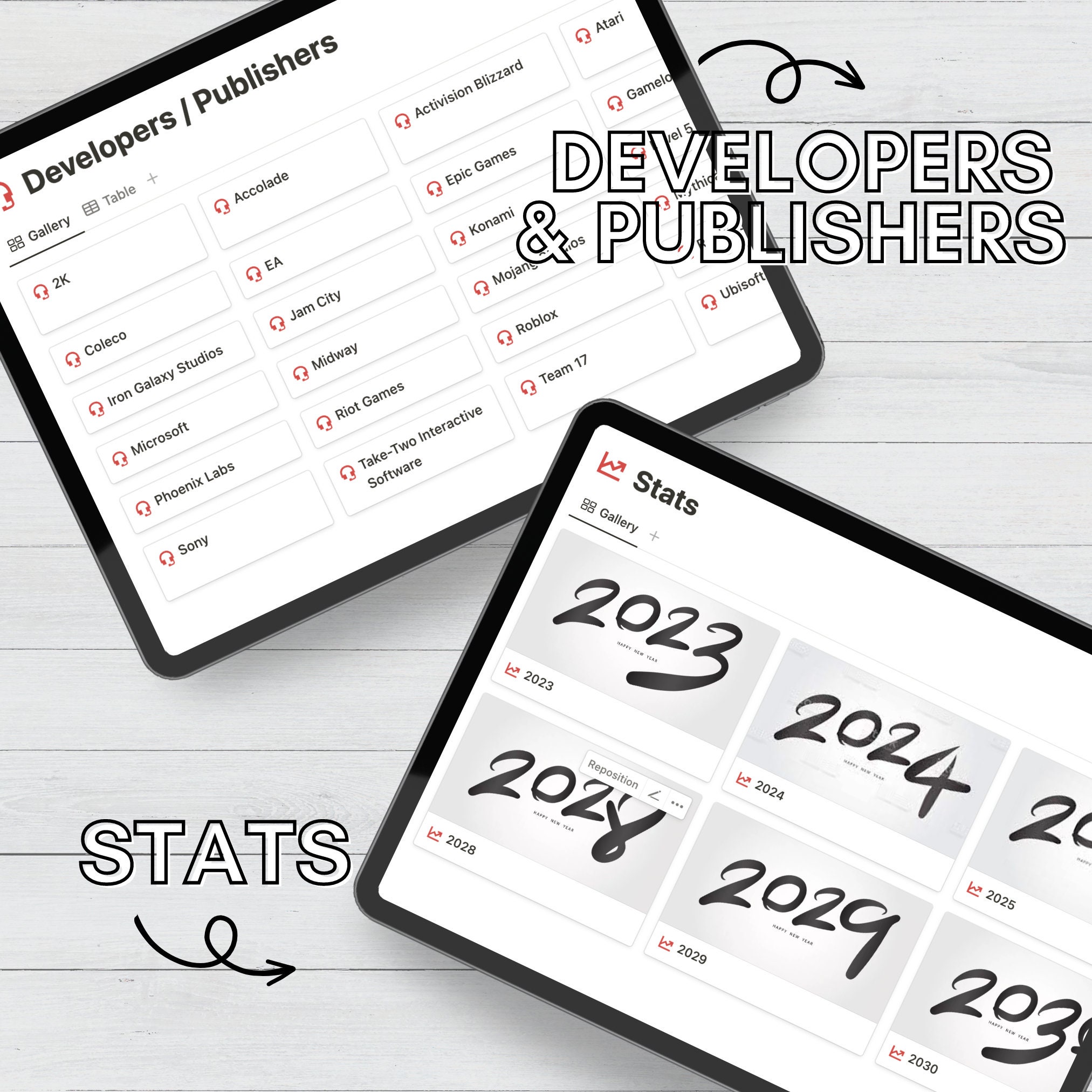 Notion Video Game Tracker | Notion Video Game Inventory | Notion ...