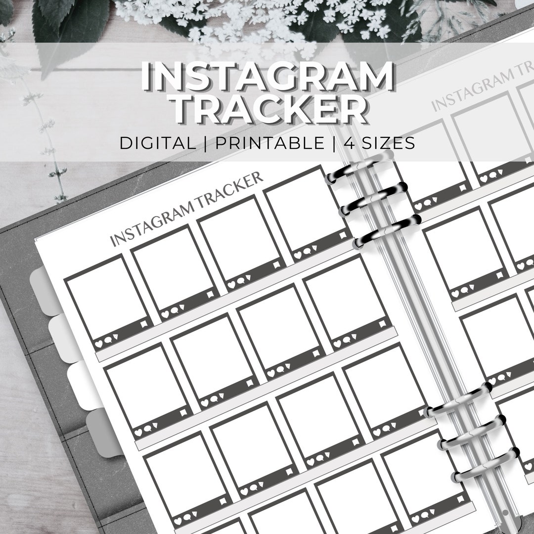 Minimalist Instagram Tracker | Social Media Tracker | Instagram ...