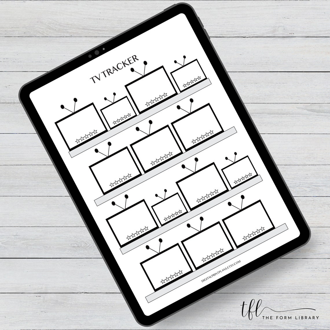 Minimalist Printable Television Tracker | Watch List | Streaming ...