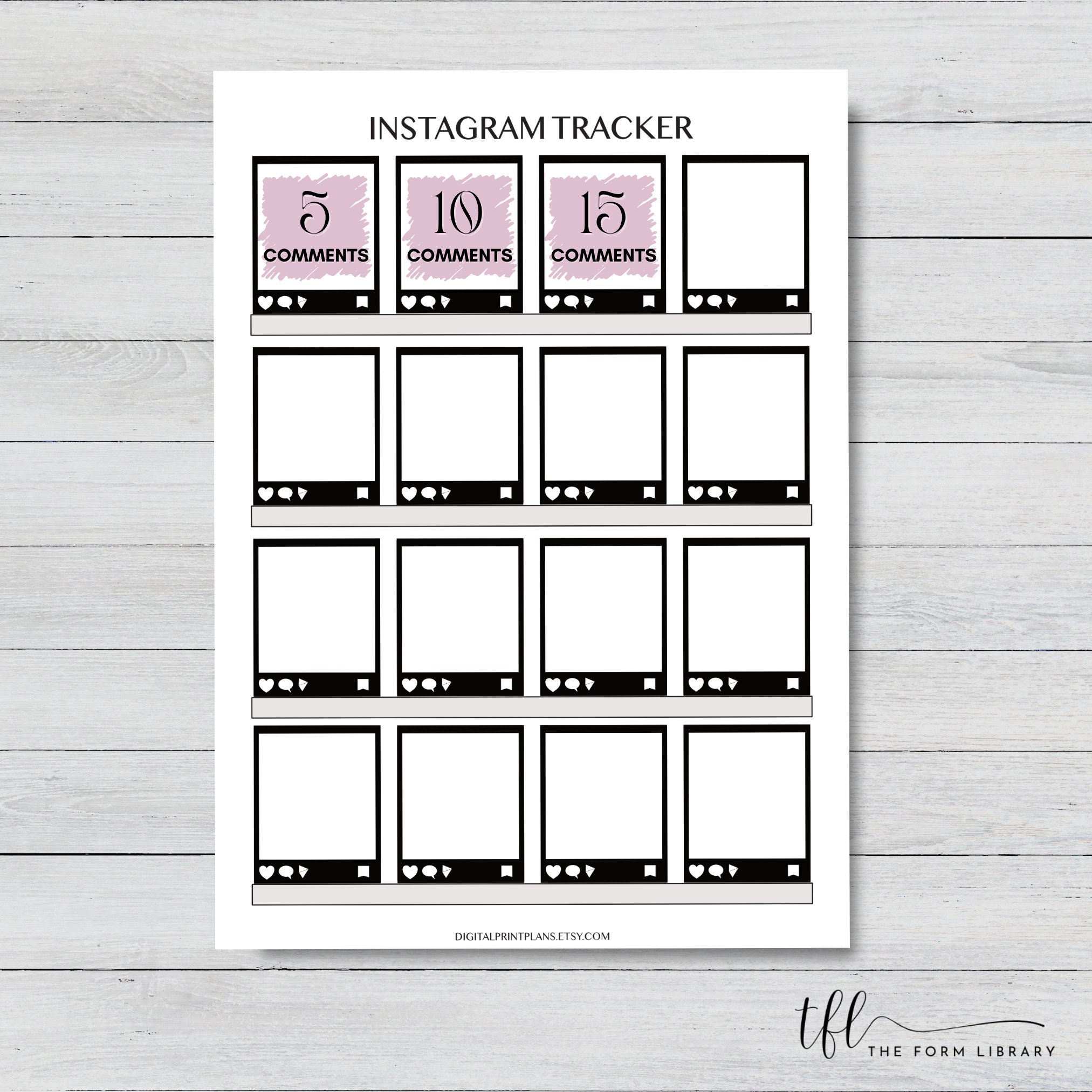Minimalist Instagram Tracker | Social Media Tracker | Instagram ...