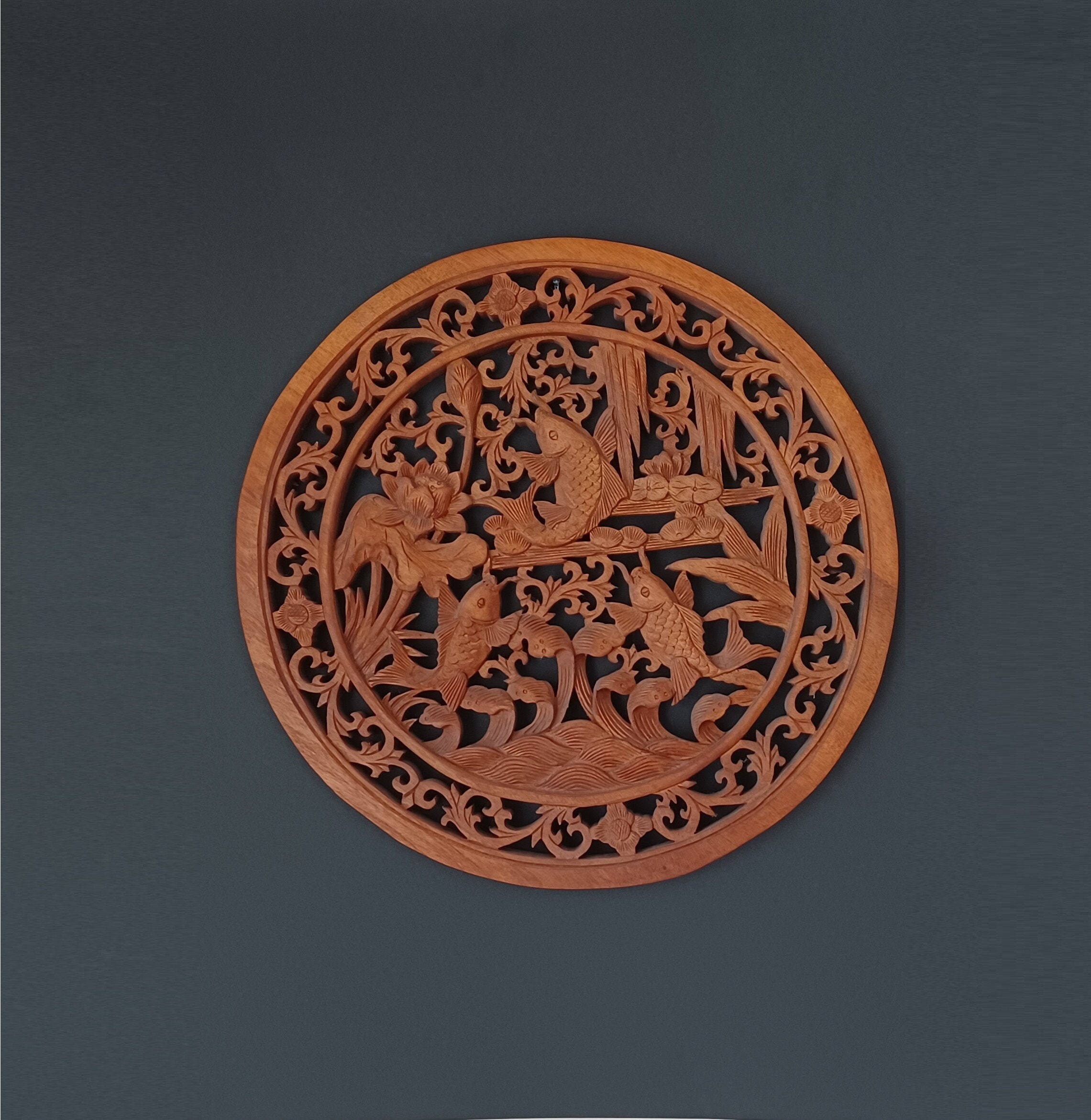 Vintage Chinese Wood Decoration Wall Hanging Hand Carved Home Decor - Etsy