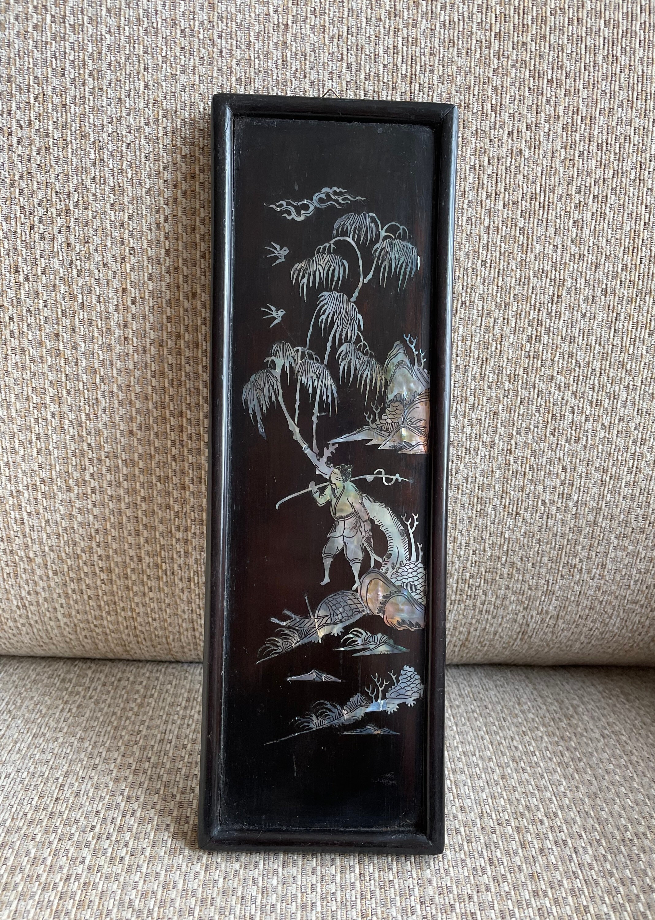 Vintage Chinese Wall Panel Mother of Pearl - Etsy
