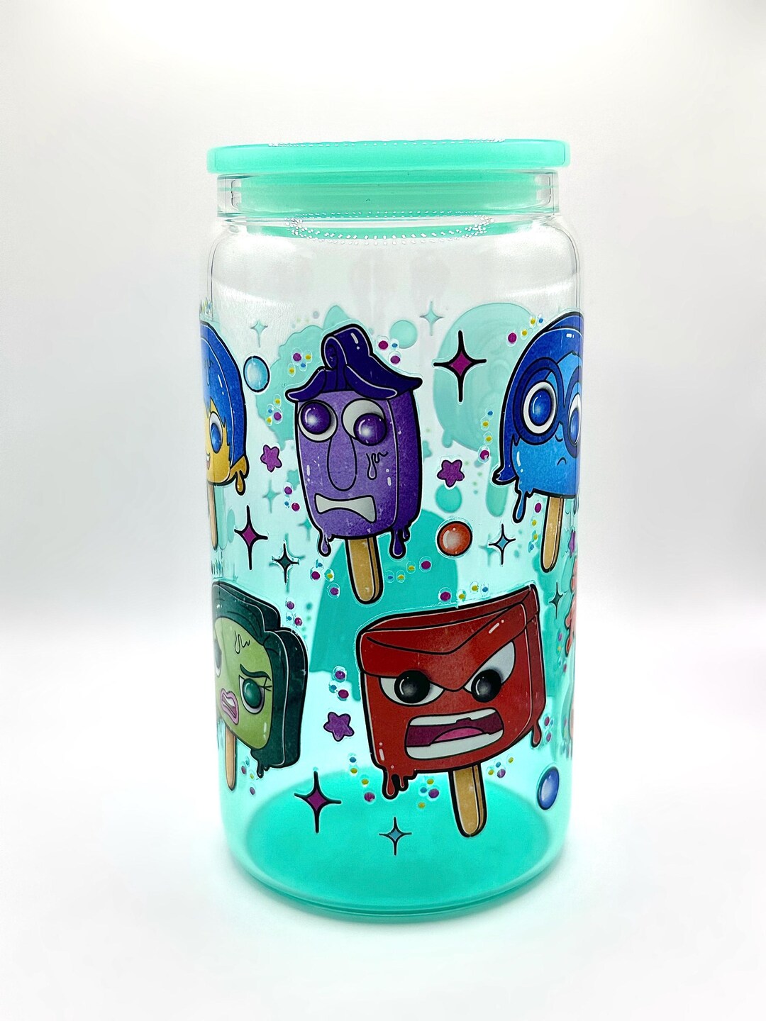 Popsicle Inside Out 2 Glass Cup - Etsy