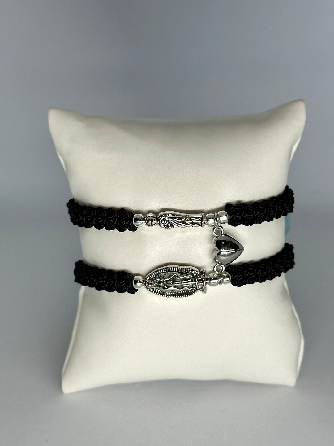 Virgencita & San Judas Heart Bracelet - Etsy