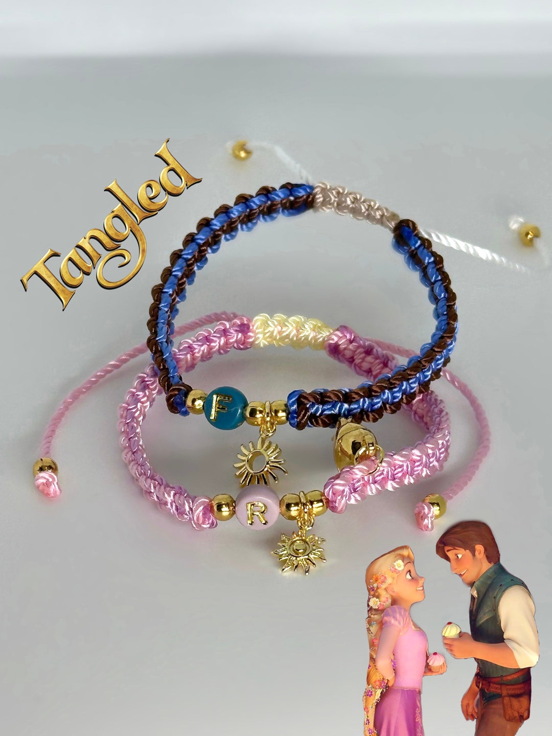 Flynn & Rapunzel Bracelets - Etsy