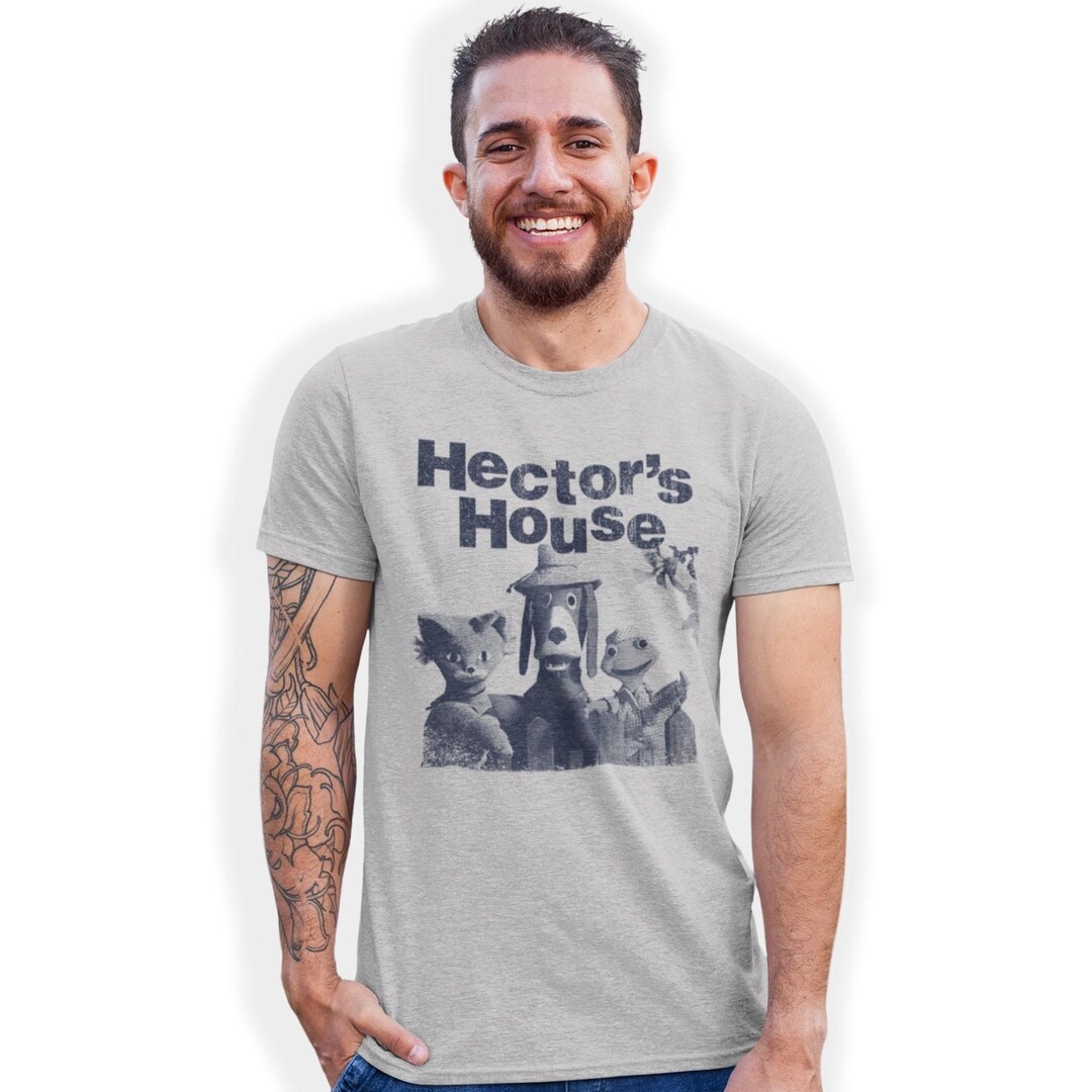 Hector's House Retro Kid's TV Hand Printed T-shirt Birthday Gift - Etsy UK