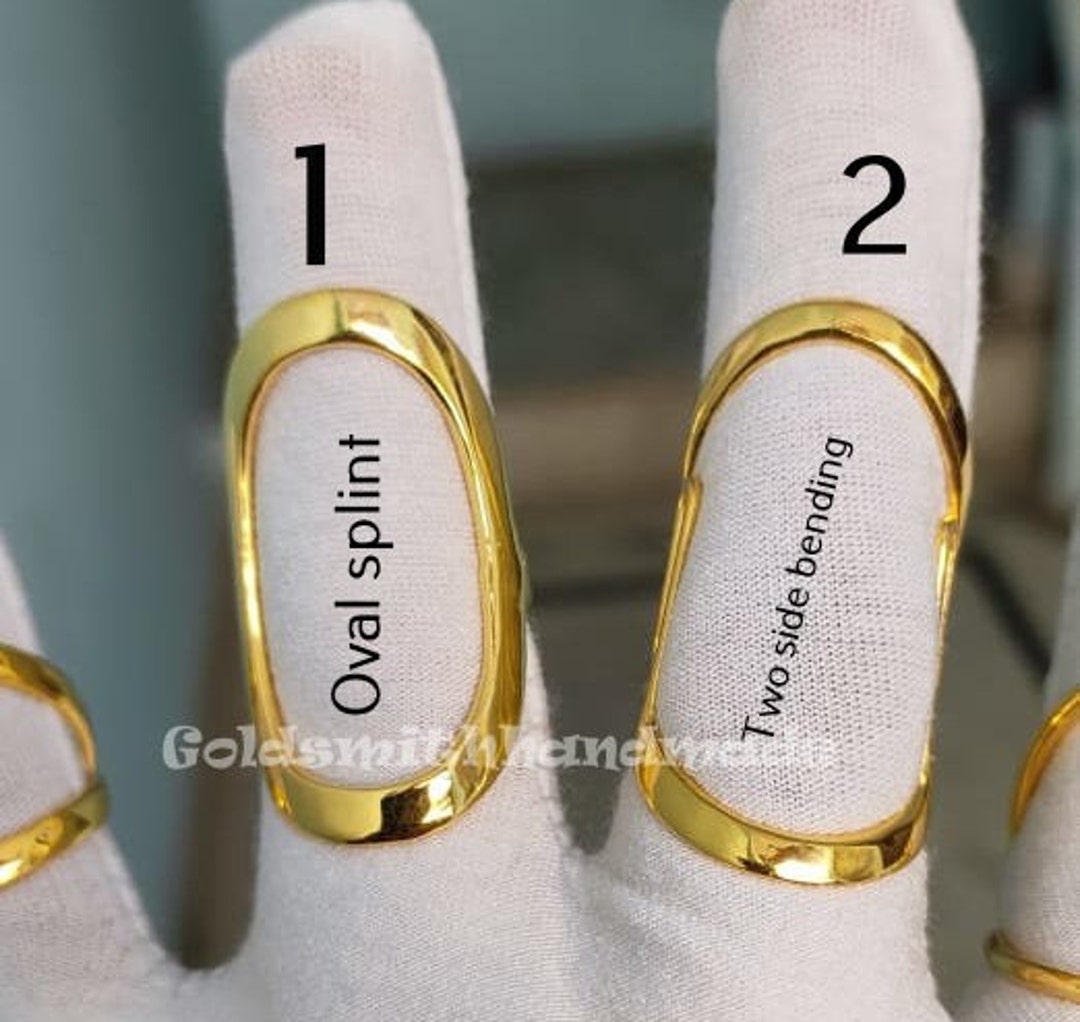 Arthritis Ring, Thumb MCP Adjustable Sterling Silver Splint Ring, MCP ...