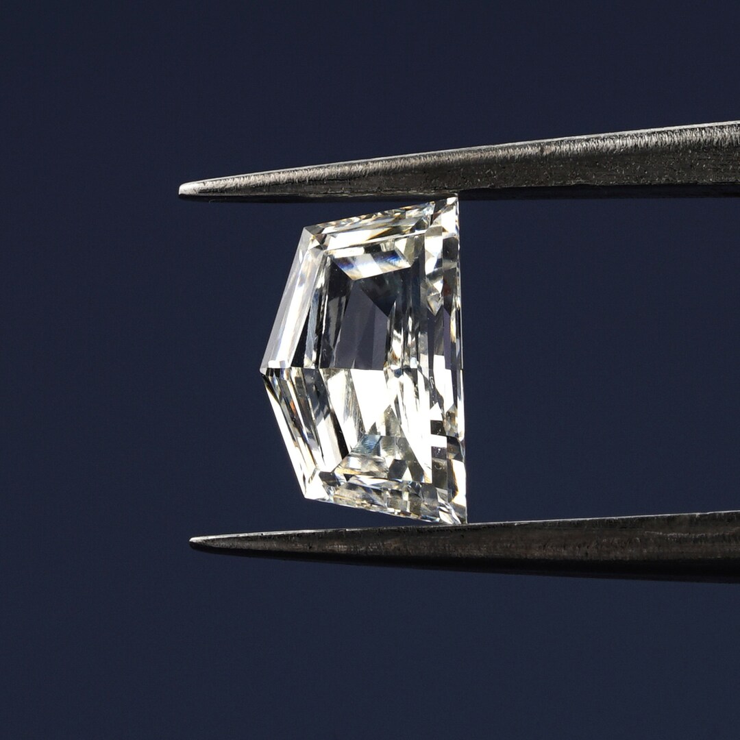 Cadillac Step Cut Lab Diamonds Engagement Ring for Side Stone for Semi ...