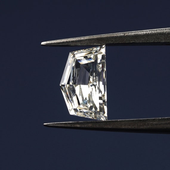 Cadillac Step Cut Lab Diamonds Engagement Ring Side Stone - Etsy