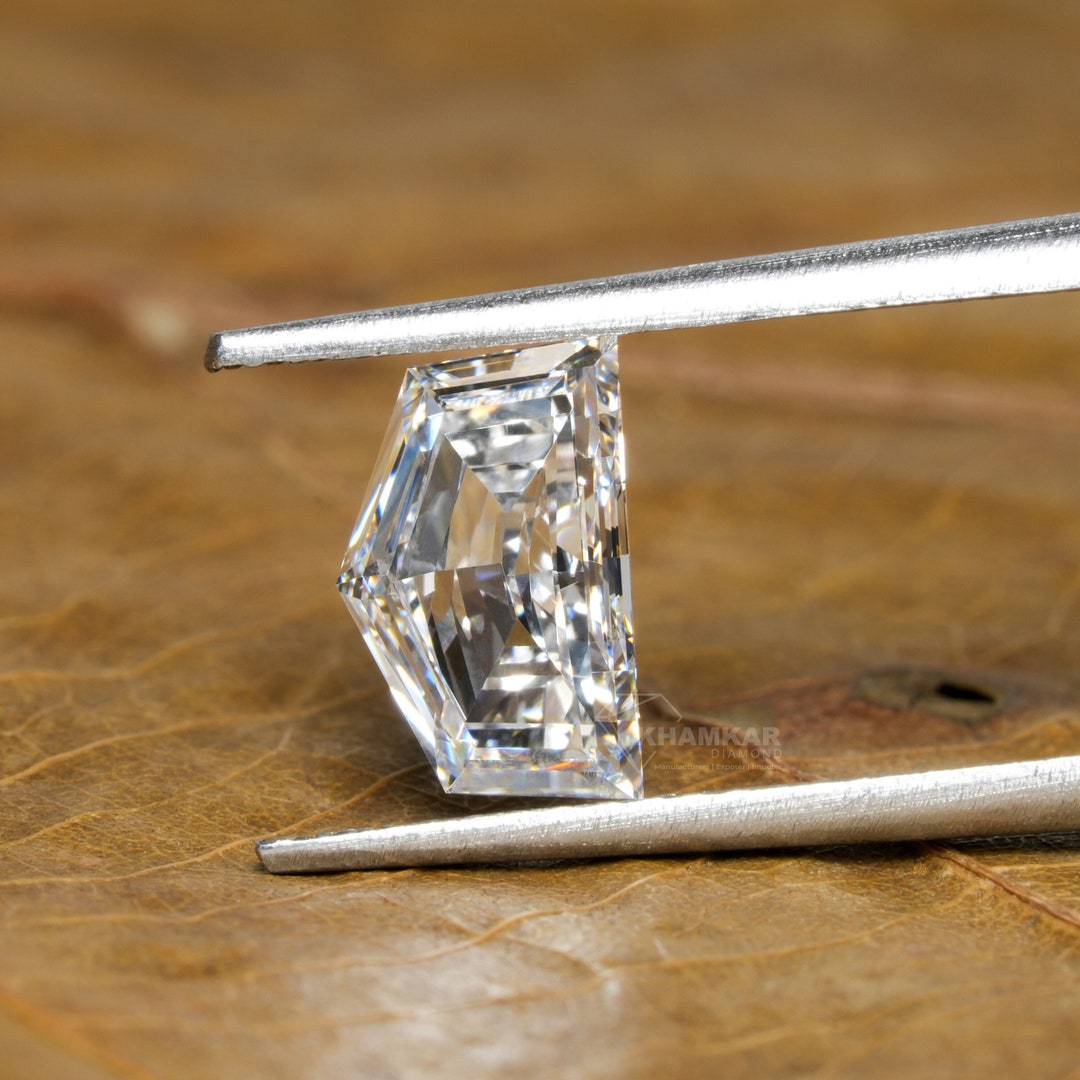 Cadillac Step Cut IGI Certified Loose Diamond for Twisted Wedding Band ...