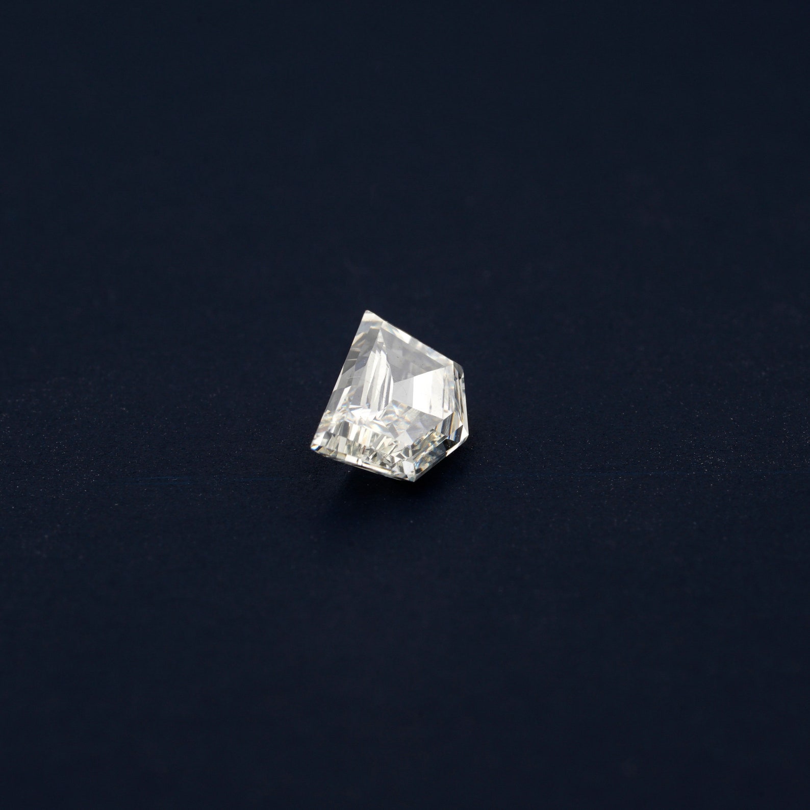 Cadillac Step Cut Lab Diamonds Engagement Ring for Side Stone for Semi ...