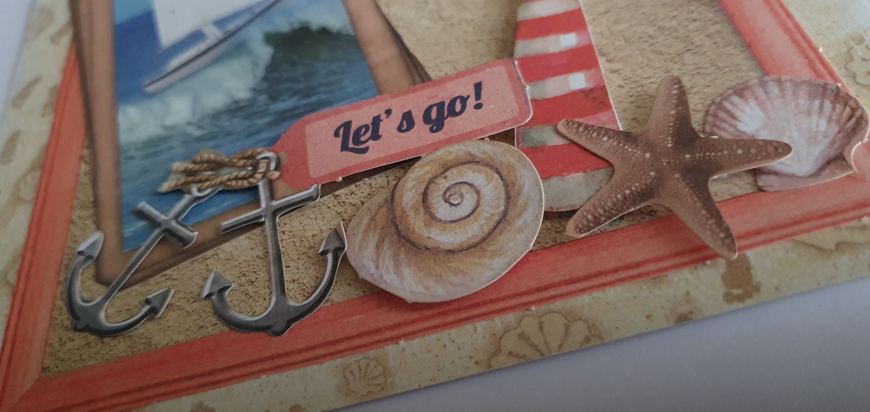 Simple Map Theme Sea, Beach, Seagull, Anchor, Shell, Starfish ...