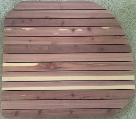 RV Cedar/teak Shower Mat - Etsy