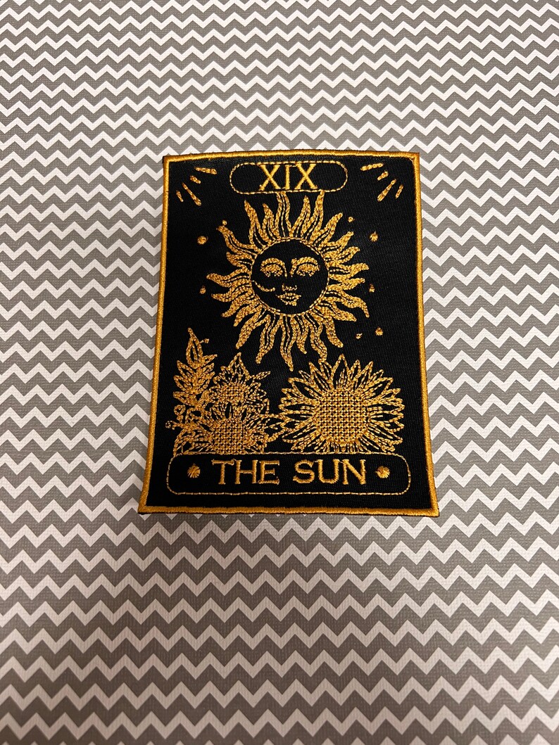Sun Tarot Card Patch - Etsy