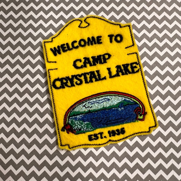 Camp Crystal Lake Sign - Etsy