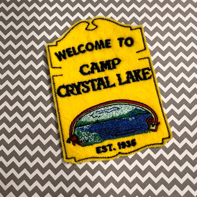Camp Crystal Lake Sign - Etsy