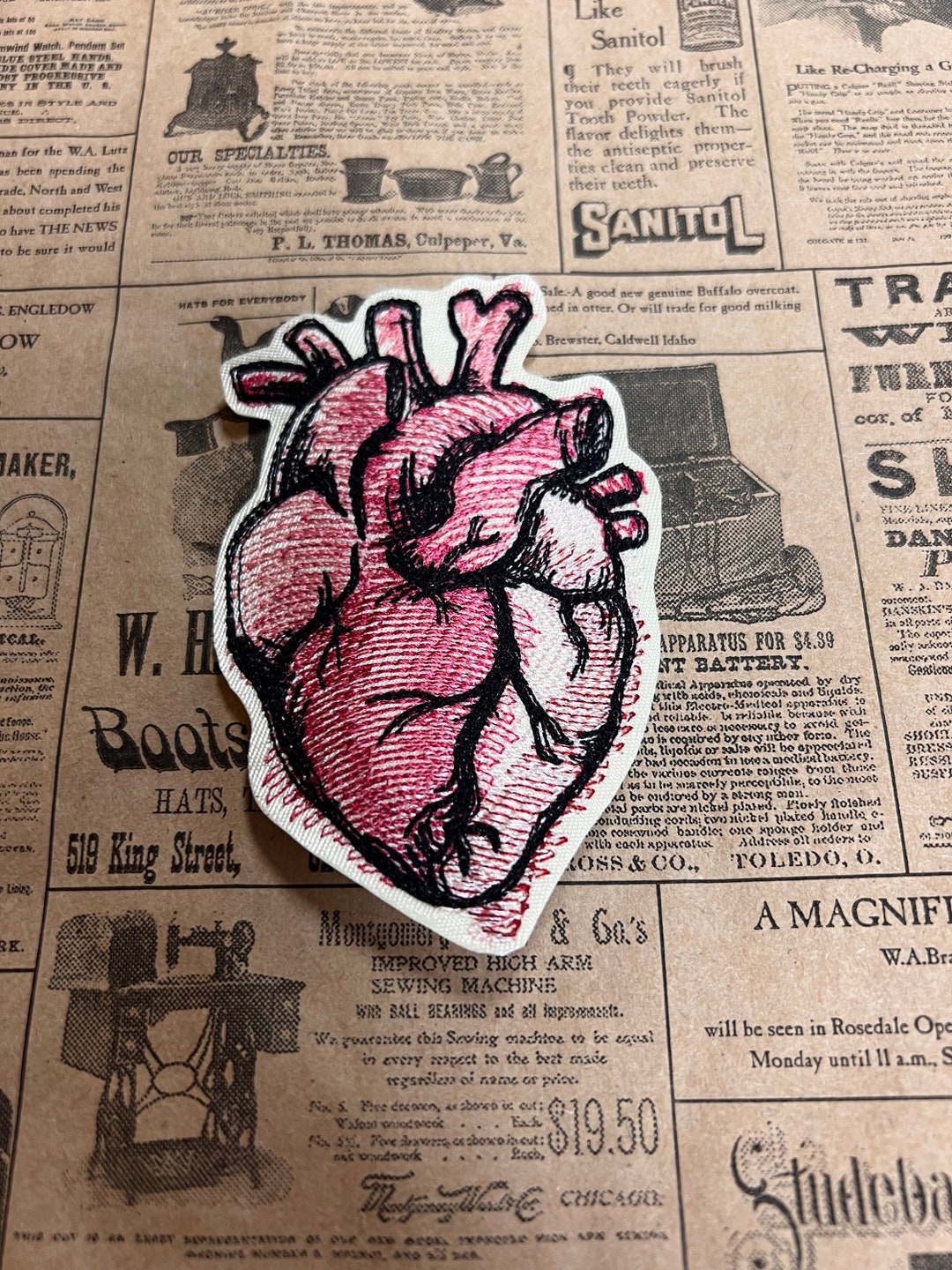 Anatomical Heart Patch - Etsy