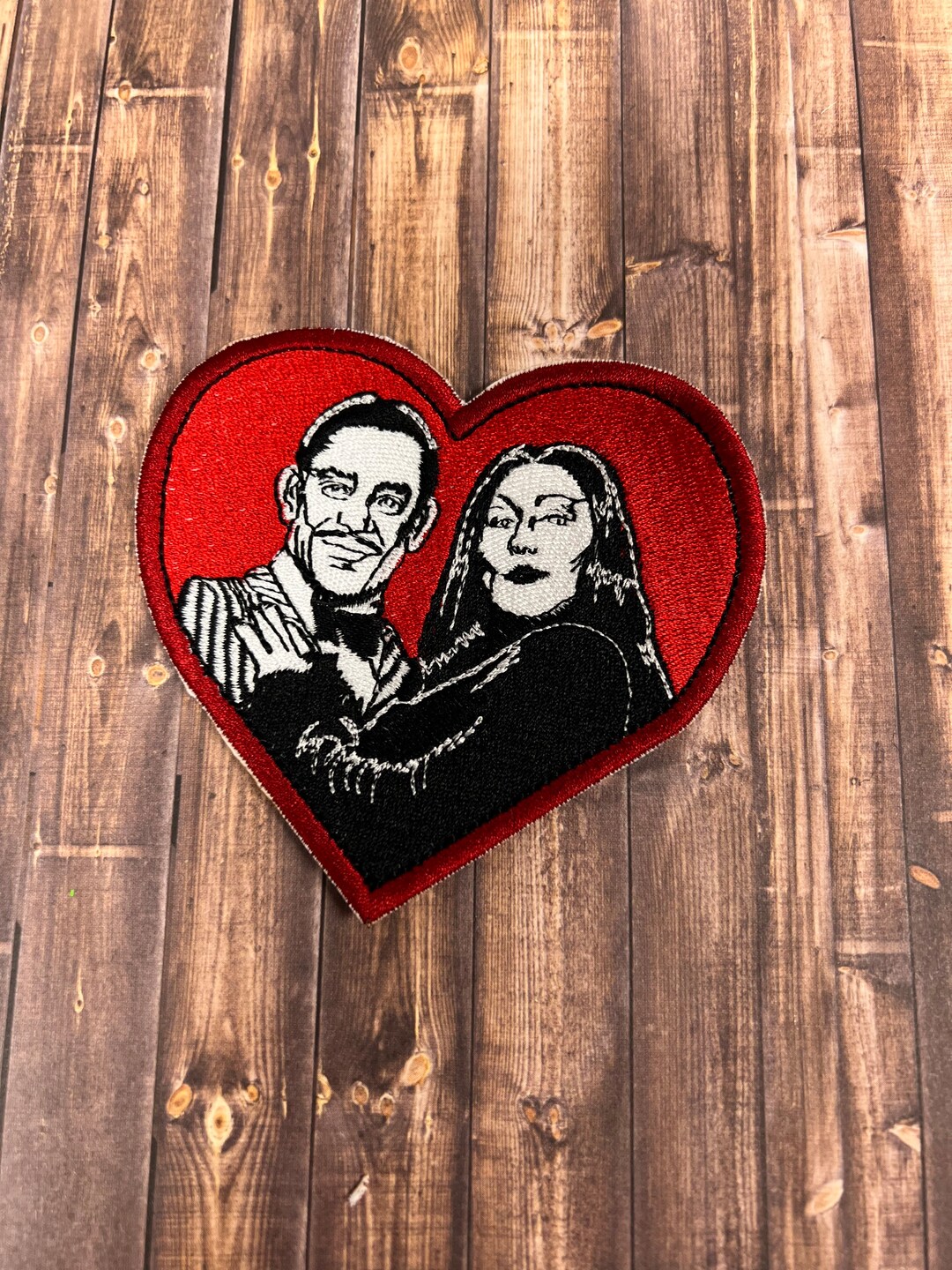 Gomez and Morticia Patch - Etsy