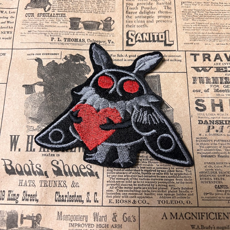 Mothman Patch - Etsy