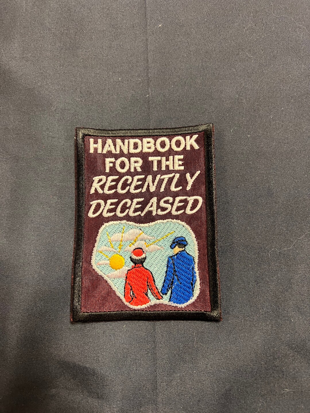 Handbook for the Recently Deceased Patch - Etsy