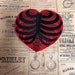 Rib-cage Heart Patch - Etsy
