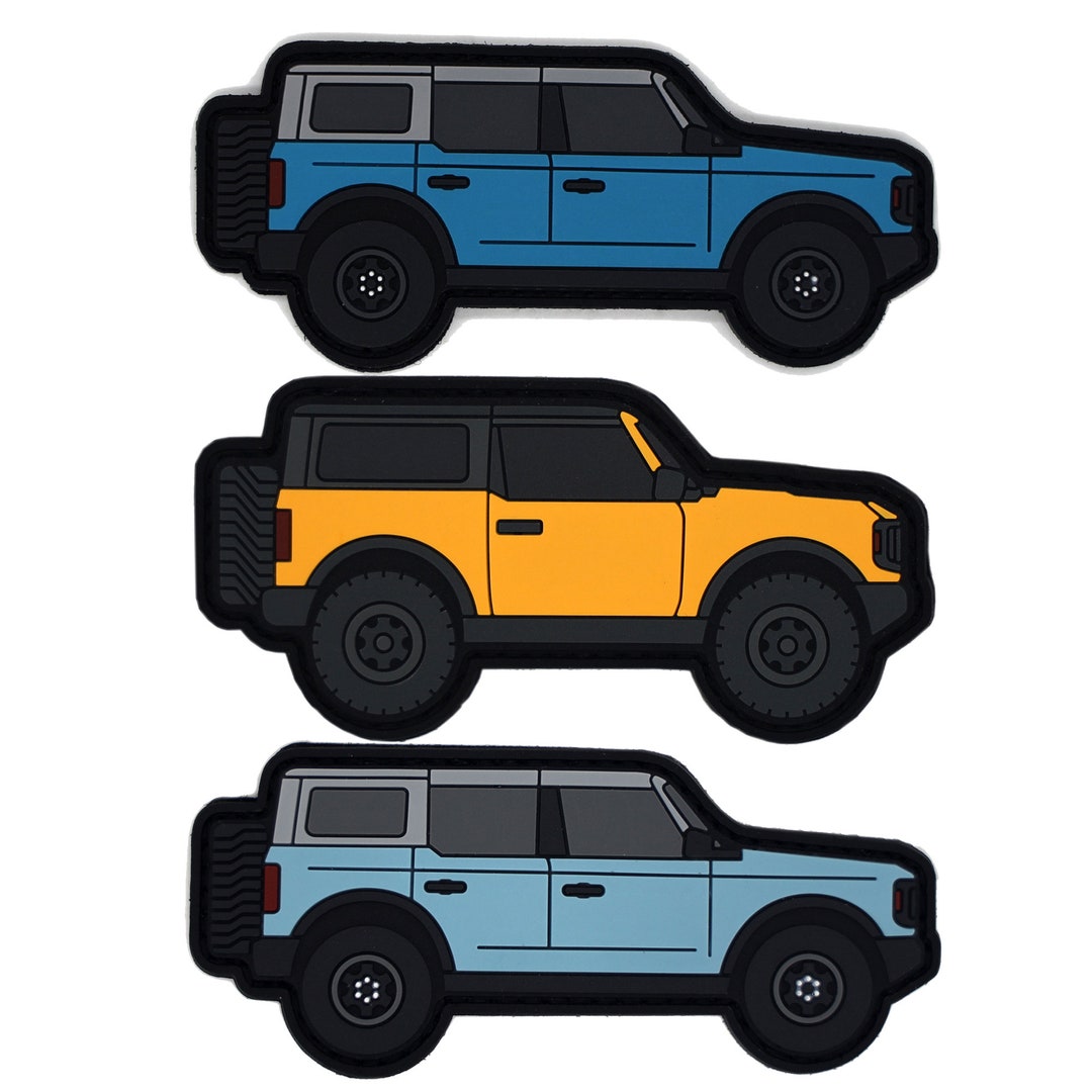 Ford Bronco 4 Door 2 Door 6th Gen PVC Rubber Accessories Patch Hook ...