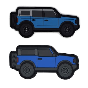 Ford Bronco 4 Door 2 Door 6th Gen PVC Rubber Accessories Patch Hook ...