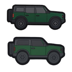 Ford Bronco 4 Door 2 Door 6th Gen PVC Rubber Accessories Patch Hook ...