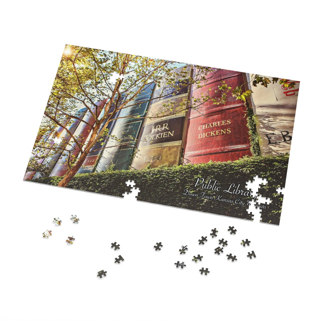 Kansas City Public Library Book Facade Jigsaw Puzzle (30, 110, 252, 500 ...