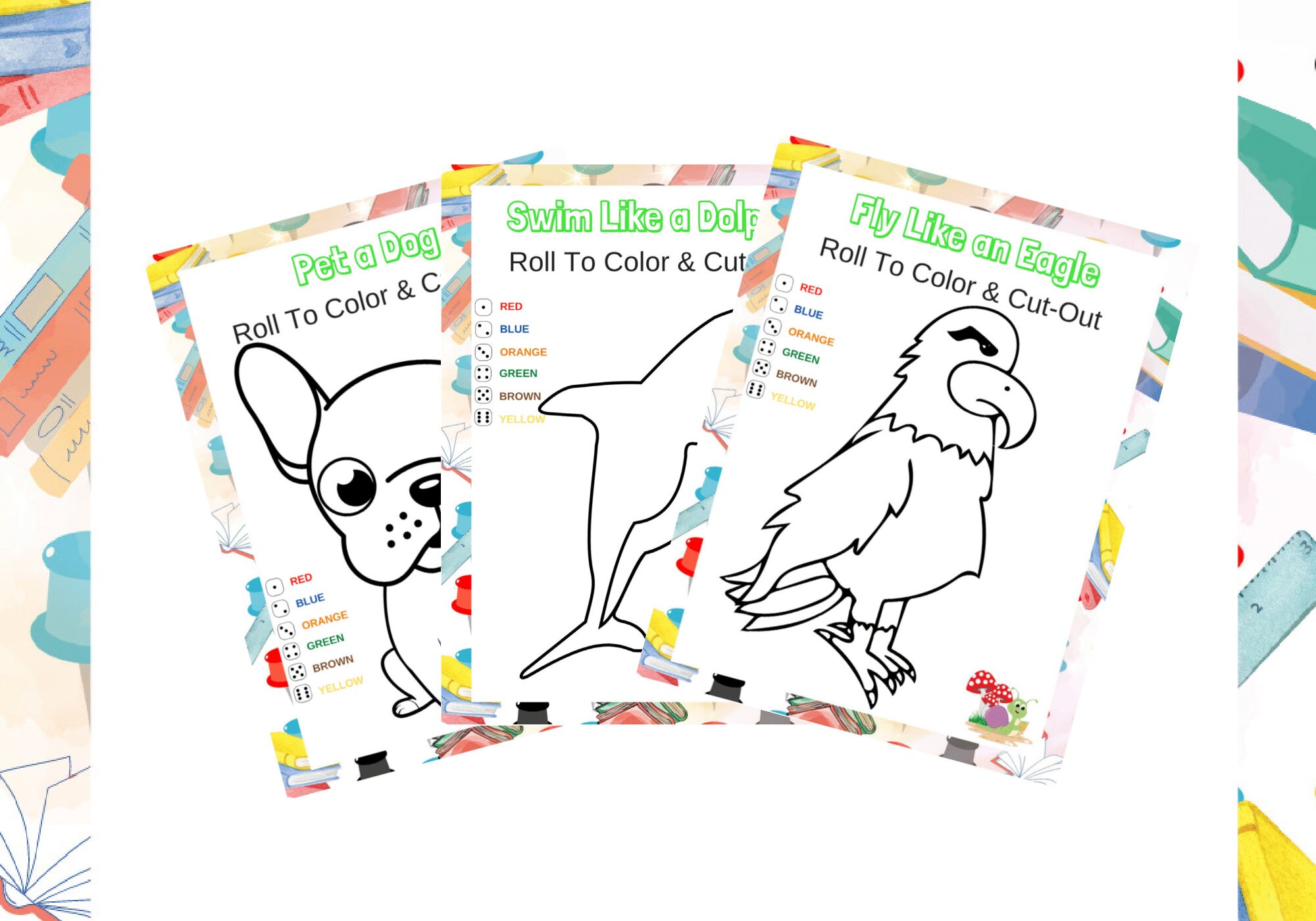 24 Snail Busy Book Bundle Printable Games – Game Package Instant ...