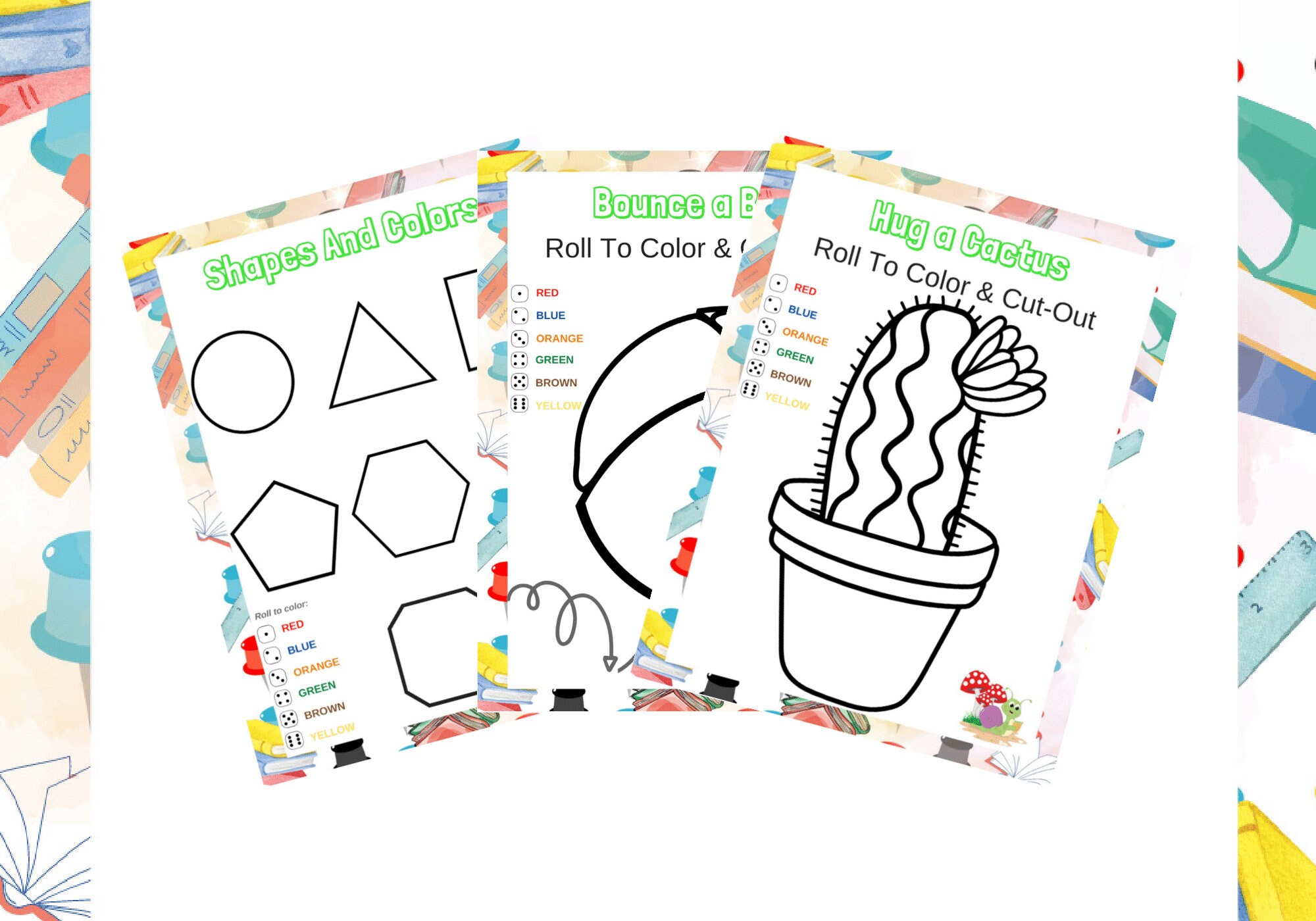 24 Snail Busy Book Bundle Printable Games – Game Package Instant ...