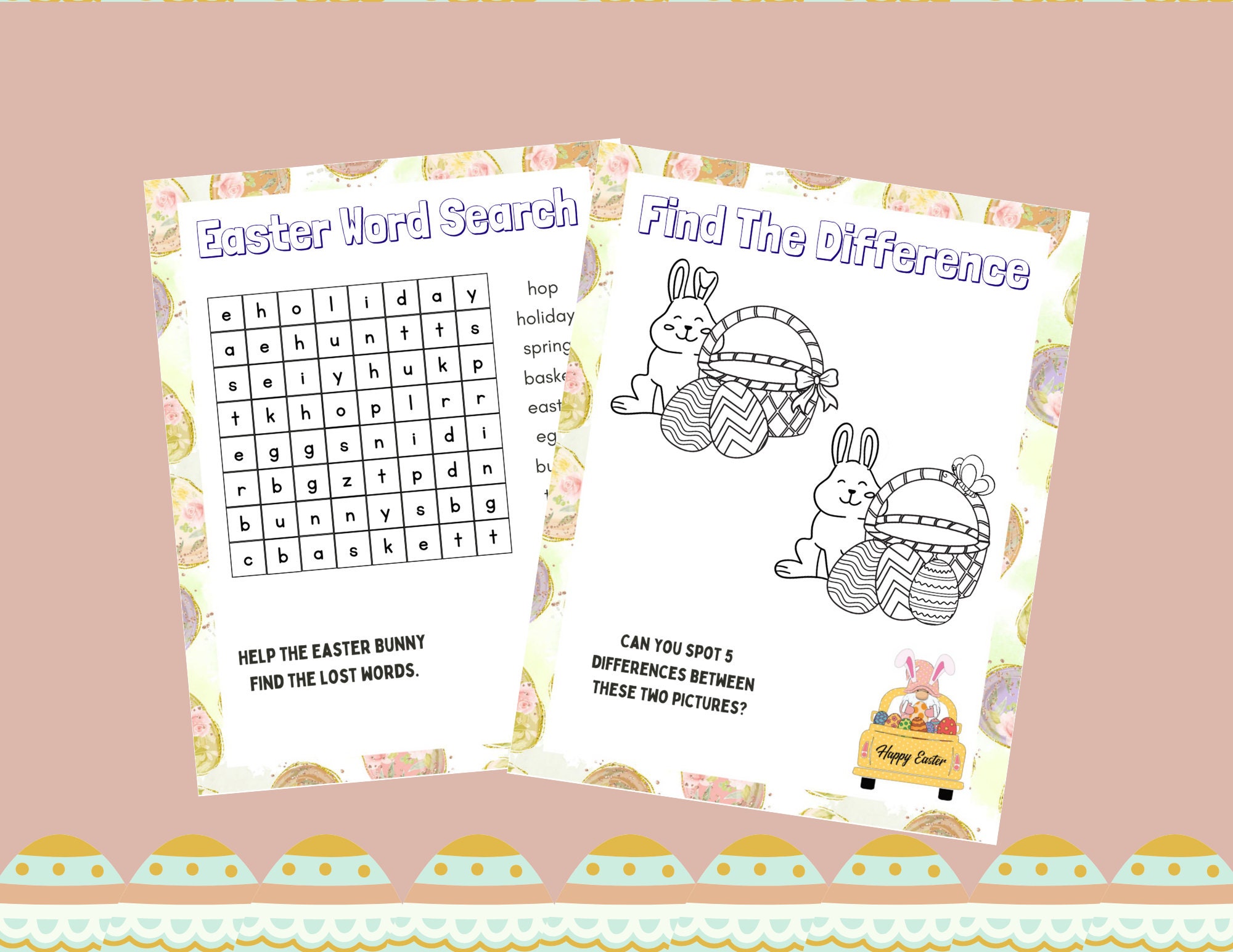 12 Easter Gnome Game Bundle Printable Games Game Package - Etsy