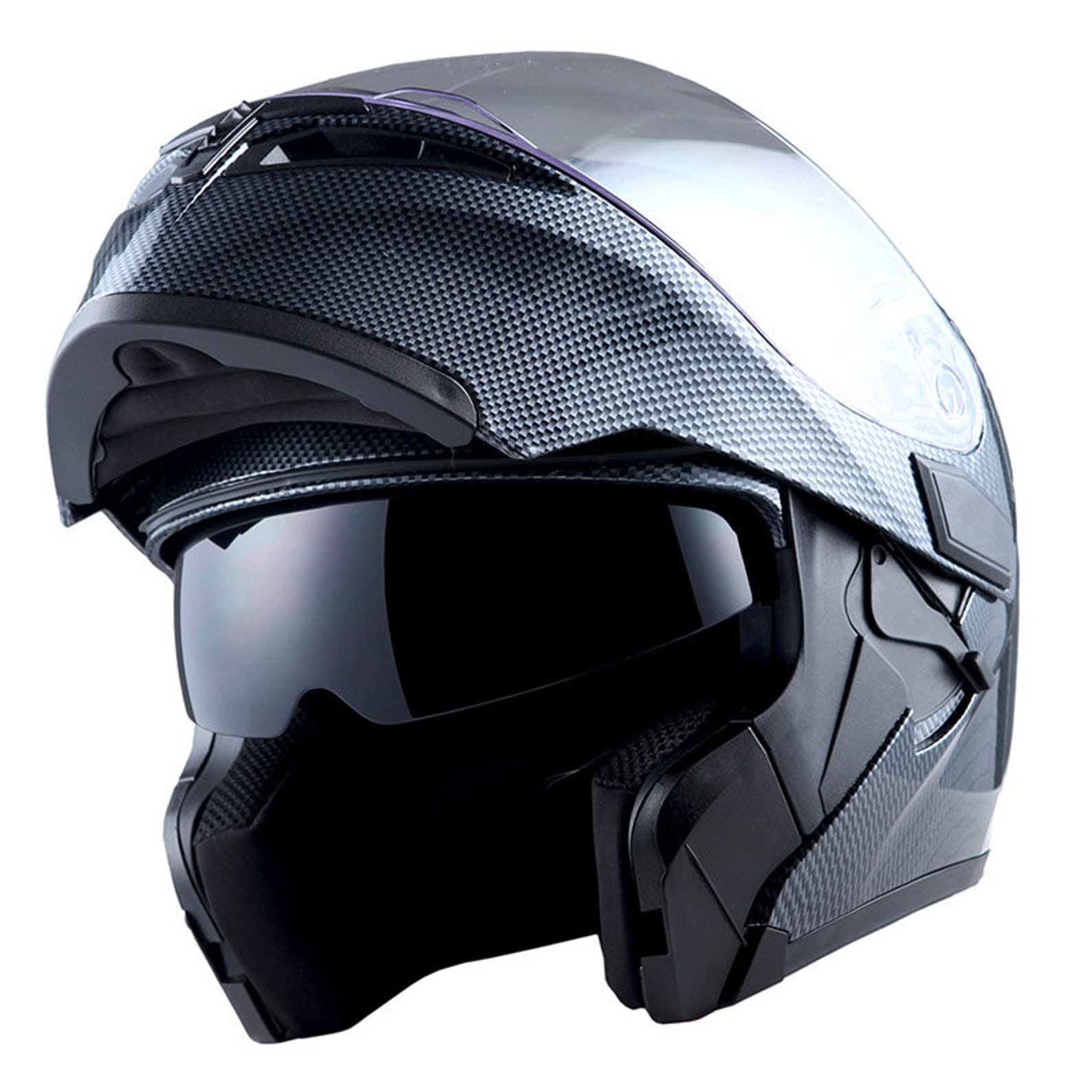 1storm Motorcycle Modular Full Face Helmet Flip up Dual Visor - Etsy